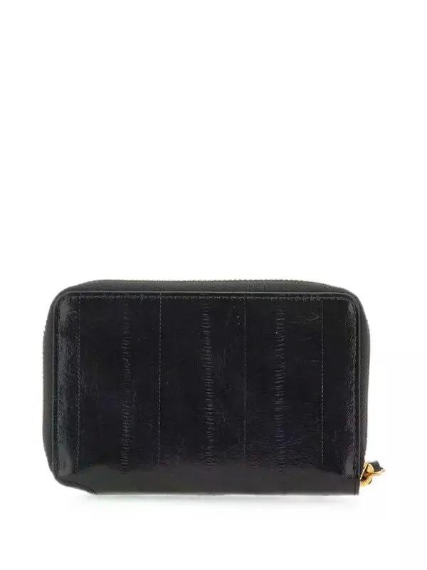 GIANNI CHIARINI Small Eel-print Leather Wallet