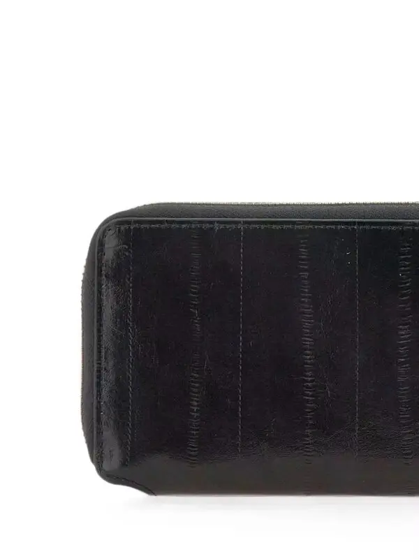 GIANNI CHIARINI Small Eel-print Leather Wallet