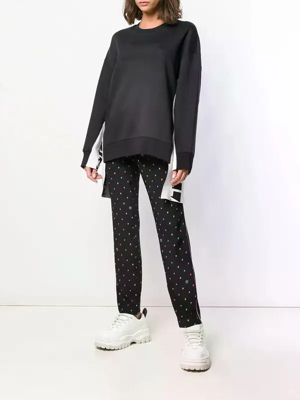 Stella McCartney All-over Print Trousers - Black