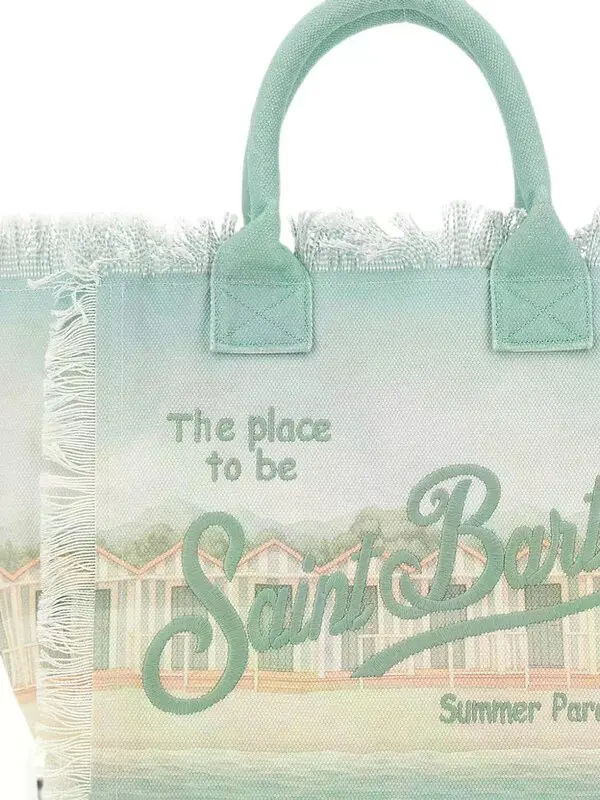 MC2 SAINT BARTH Vanity Fringe-trim Tote Bag