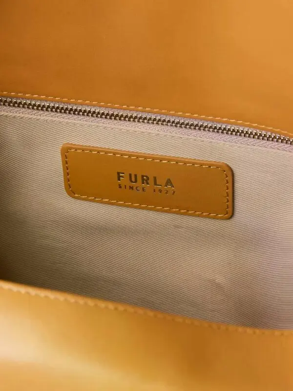 Furla M Logo-print Leather Shoulder Bag