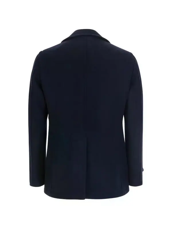 Tagliatore Short Double-breasted Coat - Blue