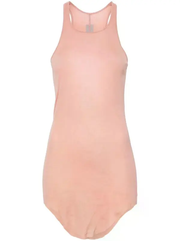 Rick Owens Raw-cut Longline Tank Top - Pink