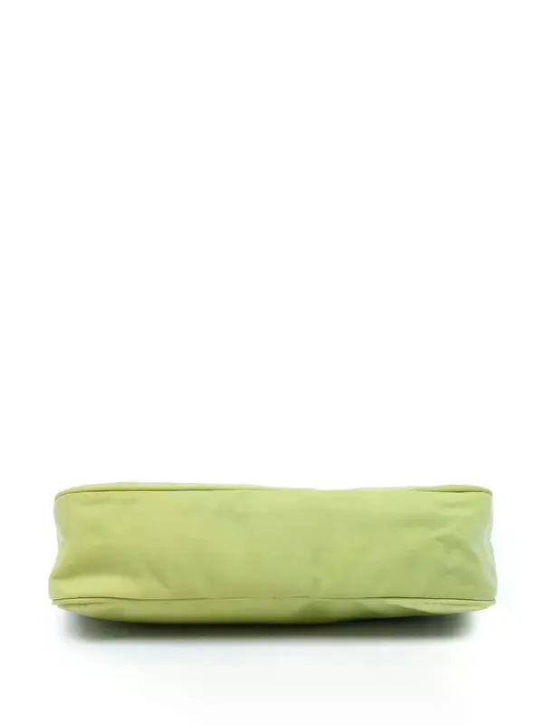 Prada 2000-2013 Tessuto Pochette Shoulder Bag - Green