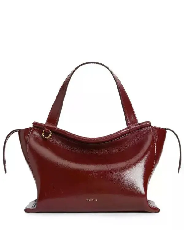 WANDLER Ida Suede Tote Bag - Brown