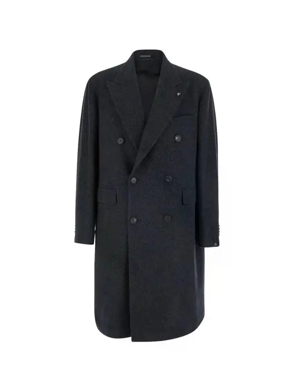 Tagliatore Double-breasted Peak-lapel Coat