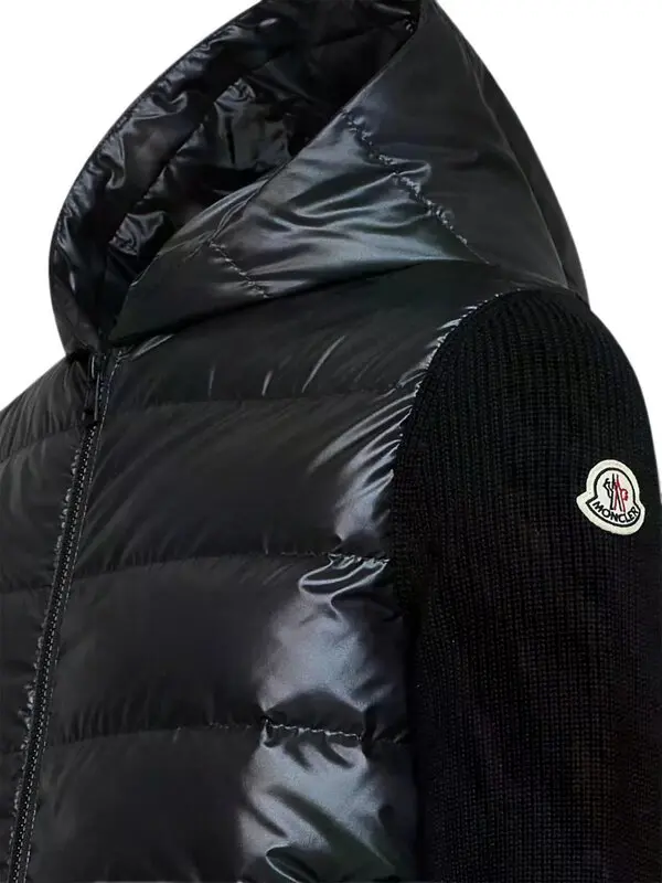 Moncler Quilted-panel Hooded Jacket
