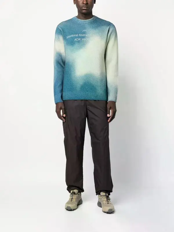 A-COLD-WALL* Gradient-knit Crew-neck Jumper