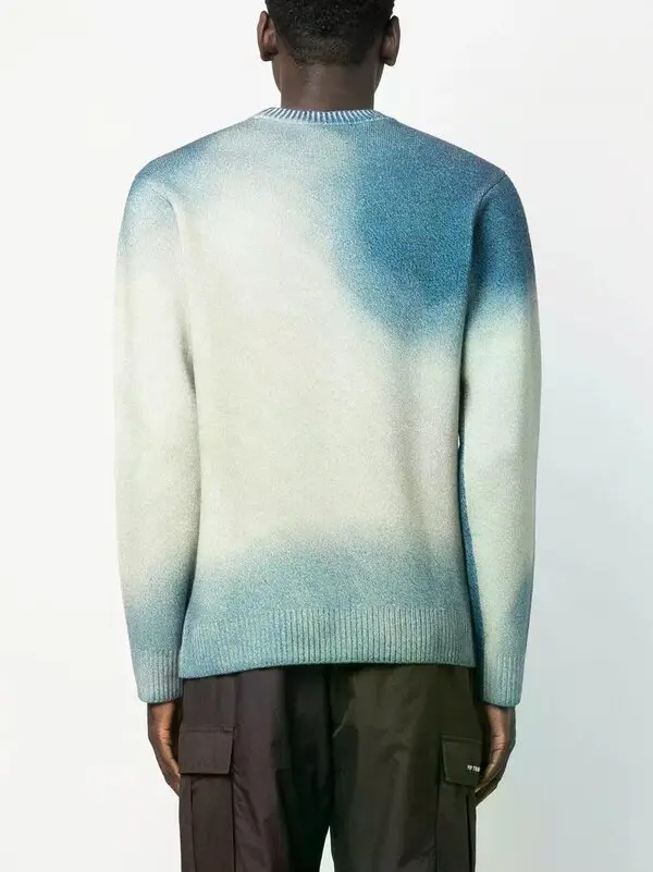 A-COLD-WALL* Gradient-knit Crew-neck Jumper