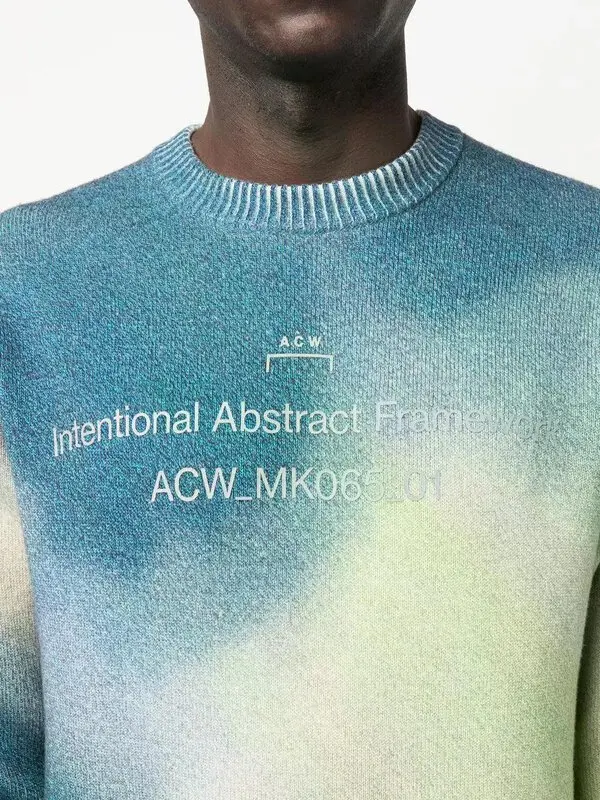 A-COLD-WALL* Gradient-knit Crew-neck Jumper