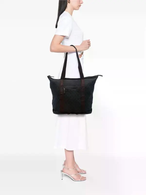 Gucci 2000-2015 Gg Denim Tote Bag - Blue