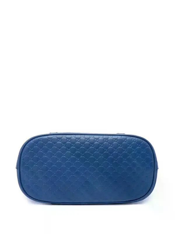 Gucci 2016-2026 Mini Microguccissima Dome Satchel - Blue