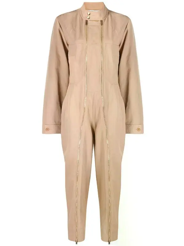 Stella McCartney Double-zip Tapered Jumpsuit