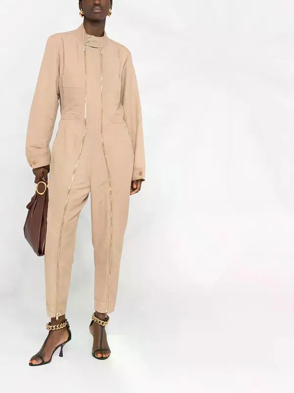 Stella McCartney Double-zip Tapered Jumpsuit