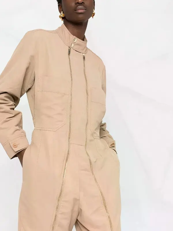 Stella McCartney Double-zip Tapered Jumpsuit