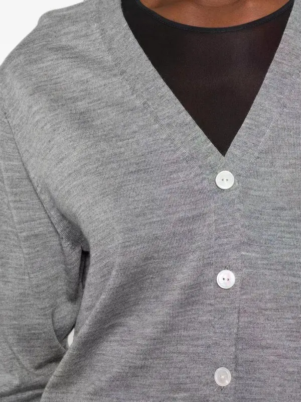 Max Mara Canditi V-neck Button-up Cardigan