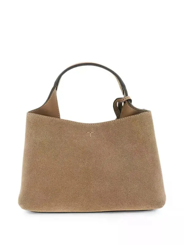 TOD'S T Timeless Calf Suede Clutch Bag