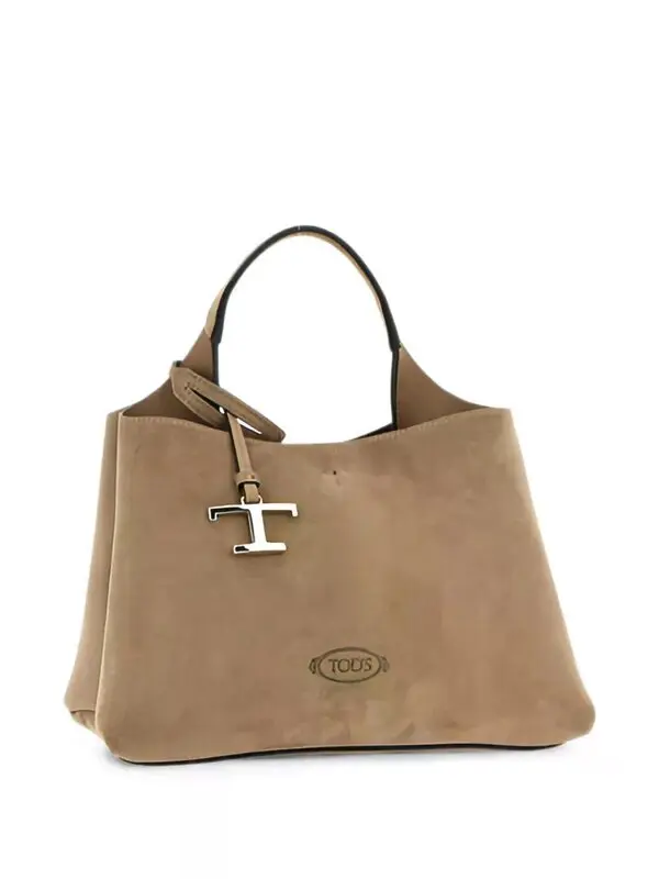 TOD'S T Timeless Calf Suede Clutch Bag