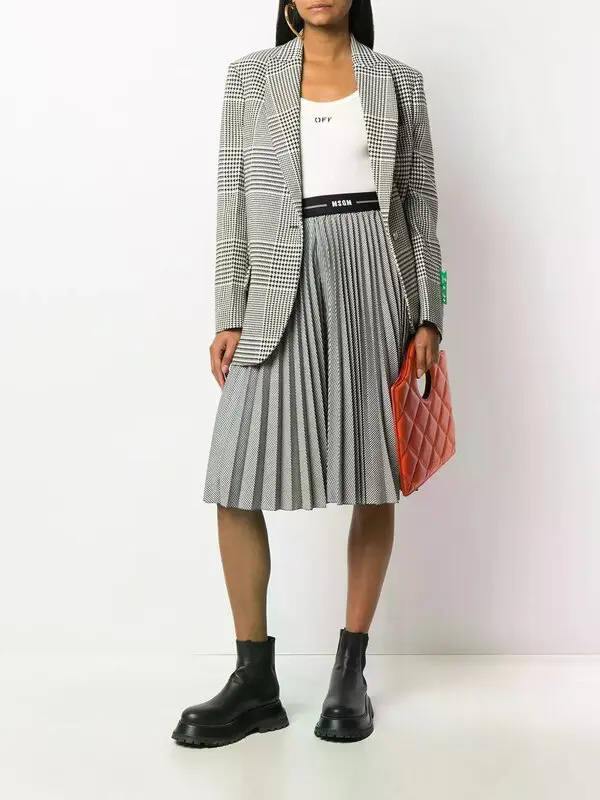 Off-White Tomboy Prince Of Wales Blazer - Black