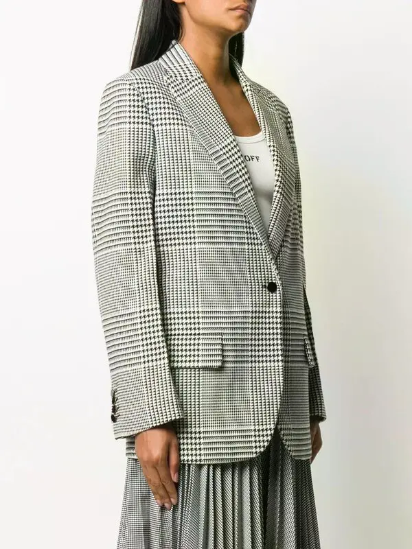 Off-White Tomboy Prince Of Wales Blazer - Black