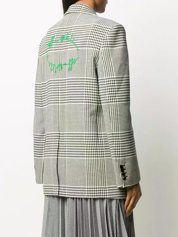 Off-White Tomboy Prince Of Wales Blazer - Black