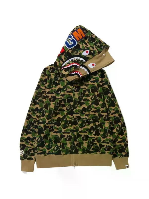 A BATHING APE Full-zip Camouflage-print Hoodie