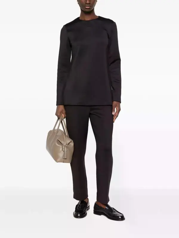 Max Mara Fuxia Long-sleeve Top - Black