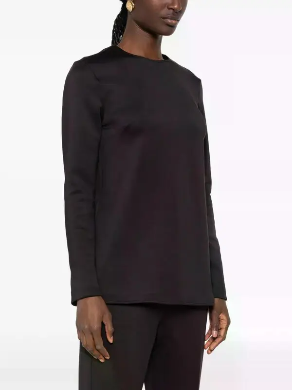 Max Mara Fuxia Long-sleeve Top - Black