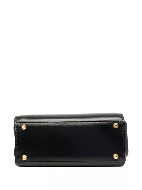 Burberry 20th Century Leather Satchel - Black