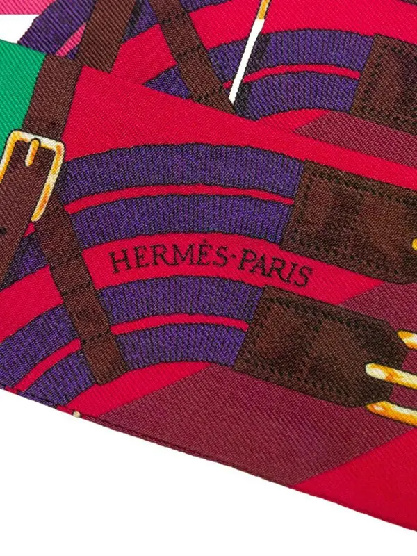 Hermès 2000-2026 Mors A Jouets Twilly Silk Scarf Scarves