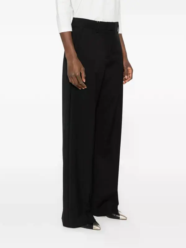 Max Mara Visivo Pressed-crease Wide-leg Trousers