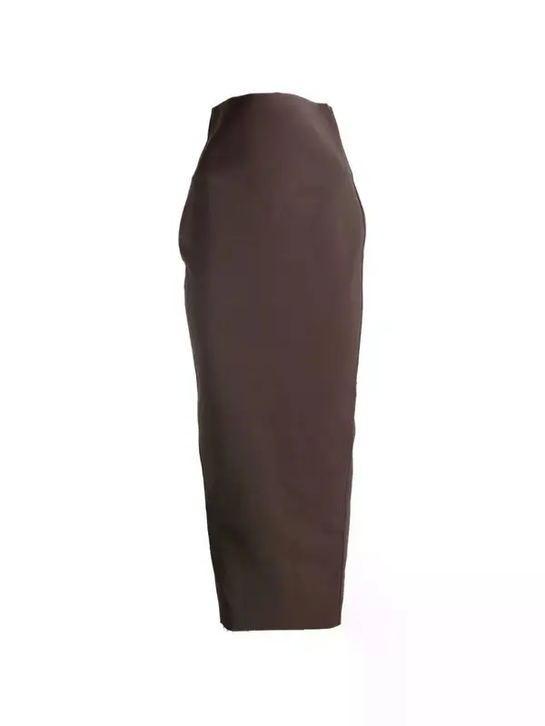 Rick Owens High-waist Maxi Skirt - Brown