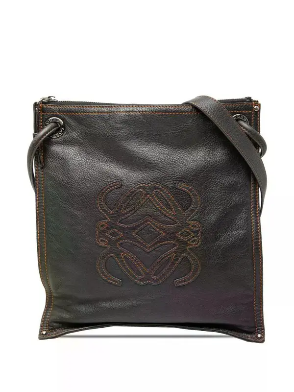 Loewe 2000-2026 Leather Anagram Crossbody Bag