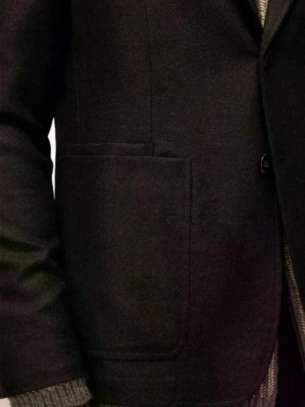 RETORI Single-breasted Flannel Blazer