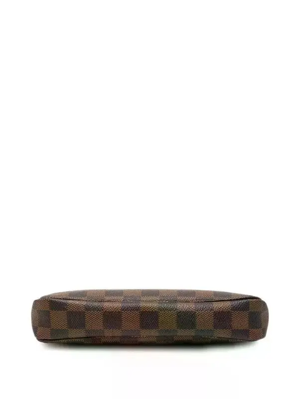 LOUIS VUITTON Damier Ebene Pochette Accessories Shoulder Bag - Brown