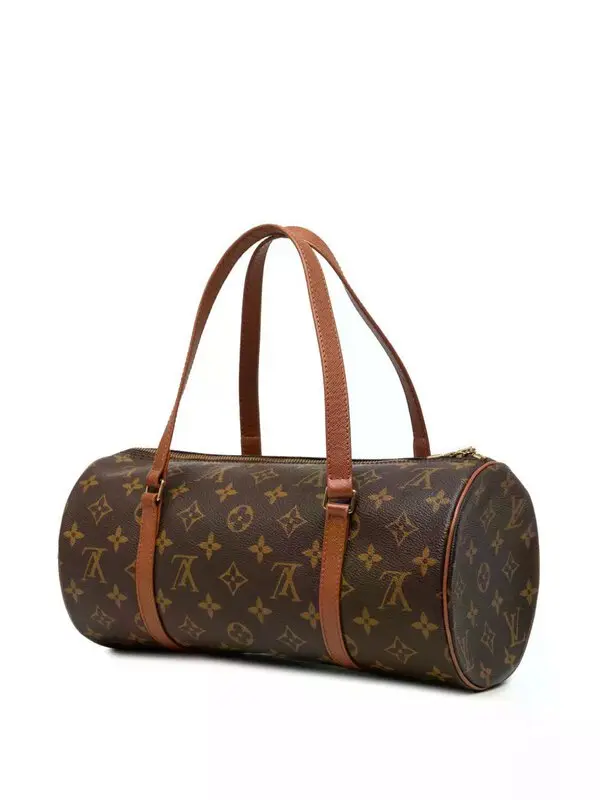 LOUIS VUITTON 1995 Monogram Papillon 30 Handbag - Brown
