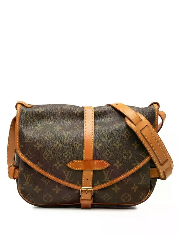 LOUIS VUITTON 1995 Monogram Saumur 30 Crossbody Bag