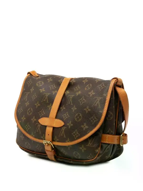 LOUIS VUITTON 1995 Monogram Saumur 30 Crossbody Bag