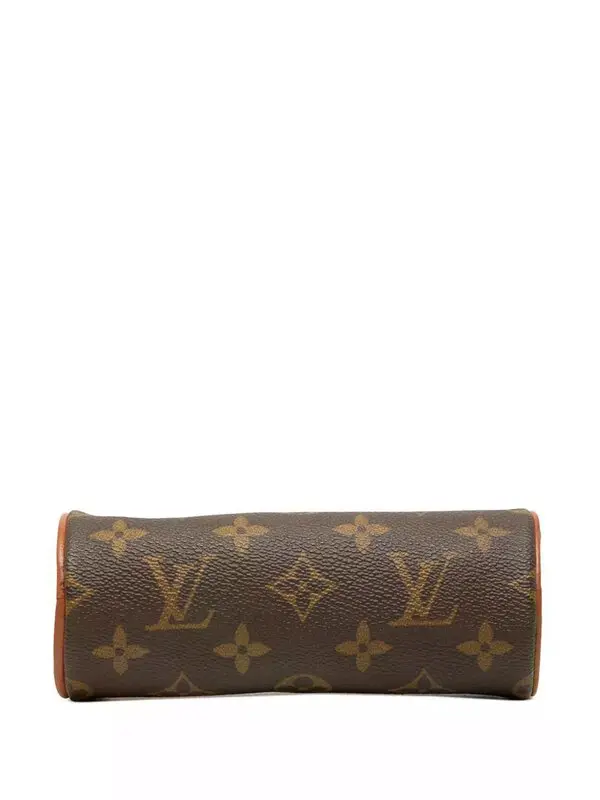 LOUIS VUITTON 1990-2010 Monogram Papillon Pochette Handbag - Brown