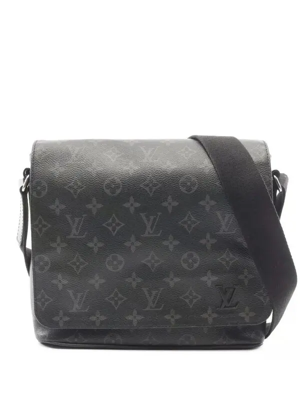 LOUIS VUITTON 2019 Monogram Eclipse District Pm Crossbody Bag