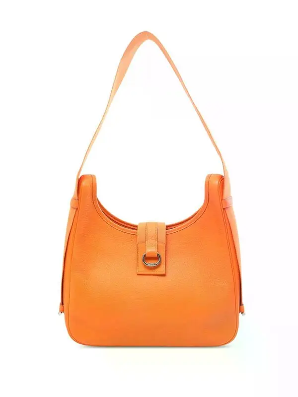 Hermès 1999 Clemence Tsako Shoulder Bag - Orange