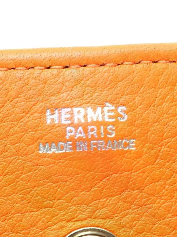 Hermès 1999 Clemence Tsako Shoulder Bag - Orange