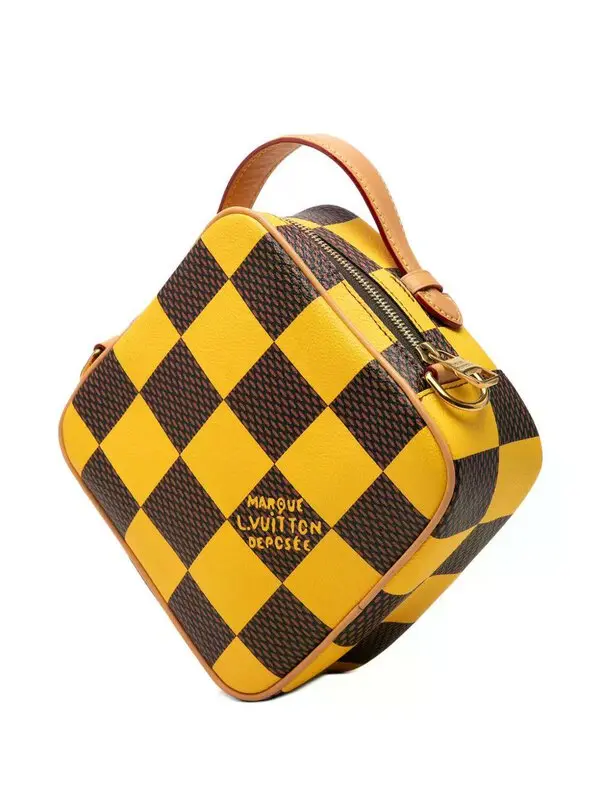 LOUIS VUITTON Damier Pop Chess Messenger Satchel - Yellow
