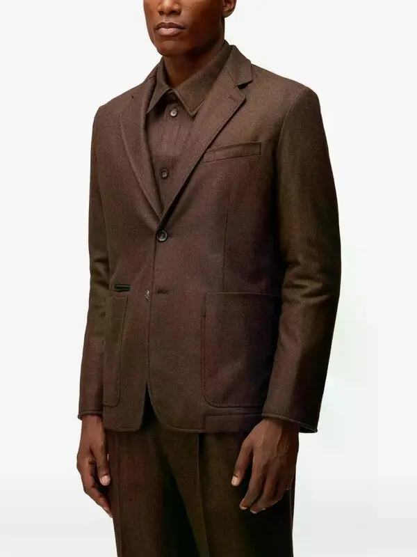 RETORI Padded Single-breasted Blazer