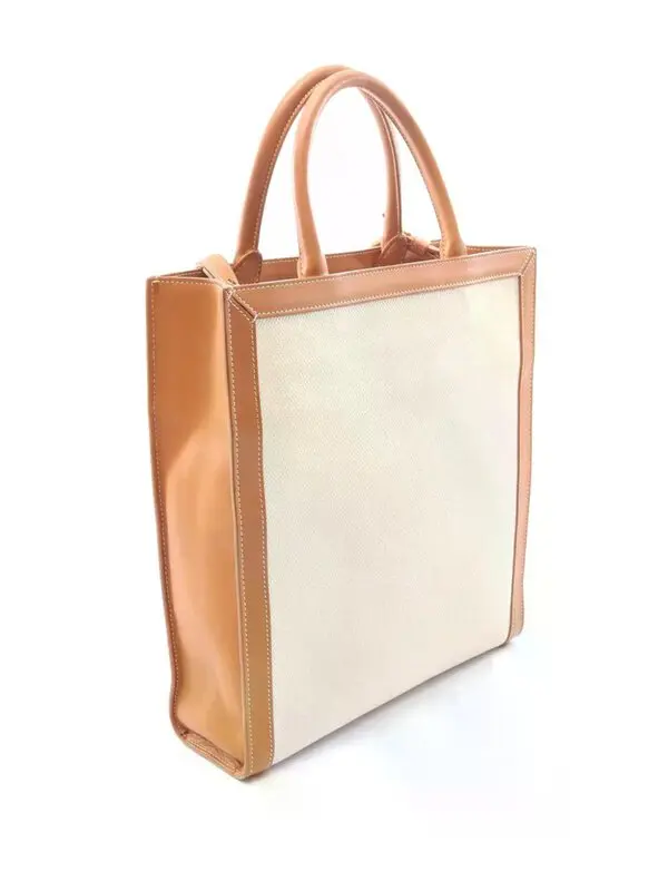 Celine 2010-2026 Small Canvas Vertical Cabas Satchel