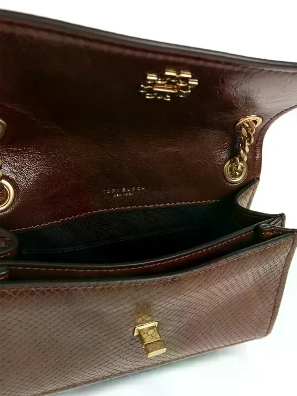 Tory Burch Mini Kira Snakeskin-effect Shoulder Bag