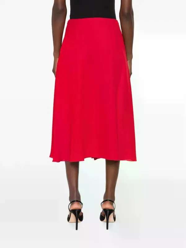 Valentino Garavani Front Slit Midi Skirt