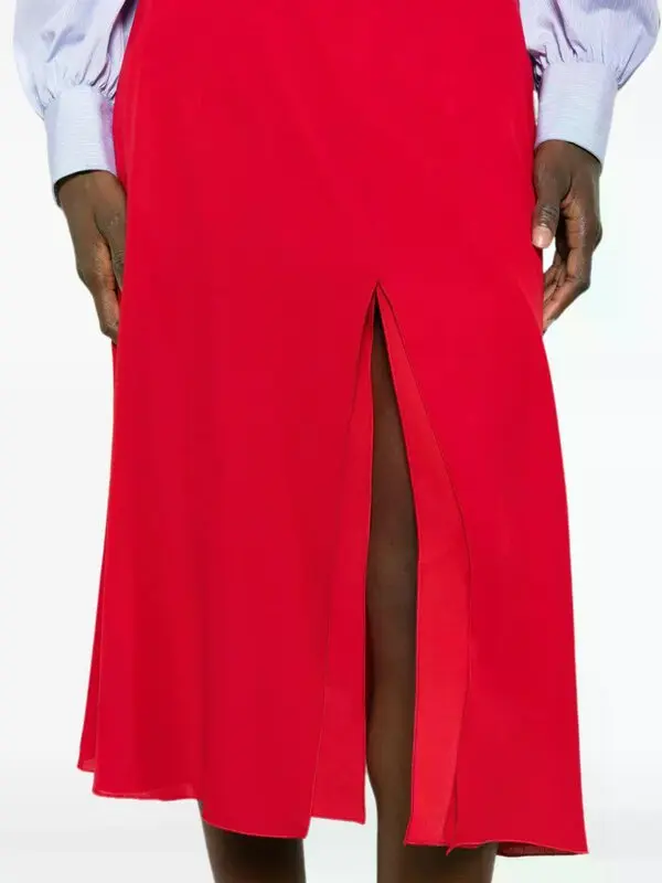 Valentino Garavani Front Slit Midi Skirt