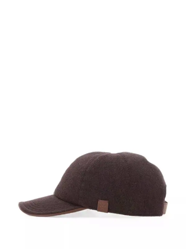 Eleventy Felted Cashmere Baseball Cap