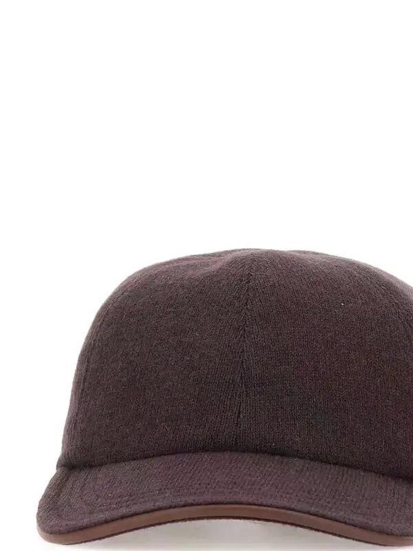 Eleventy Felted Cashmere Baseball Cap